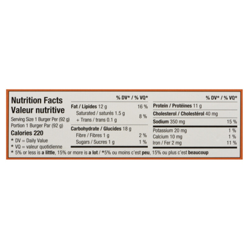 Watson Ridge Frozen Chicken Burger Breaded Fully Cooked 800 g - Voilà ...