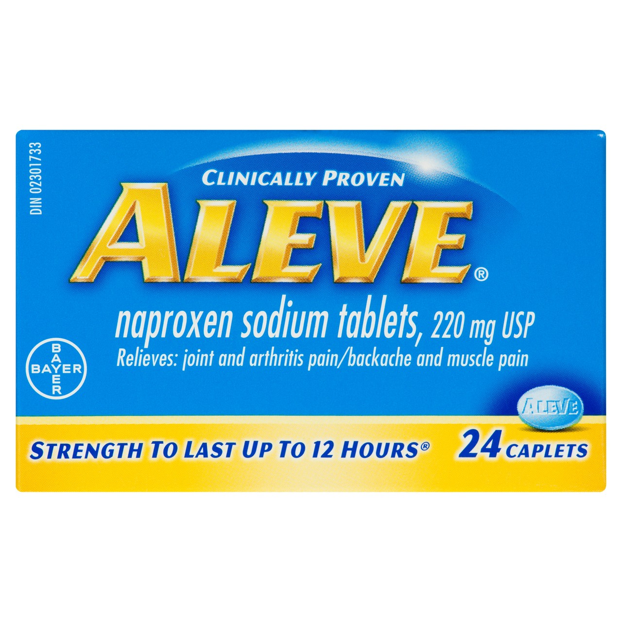 Aleve 220 mg 24 Caplets - Voilà Online Groceries & Offers