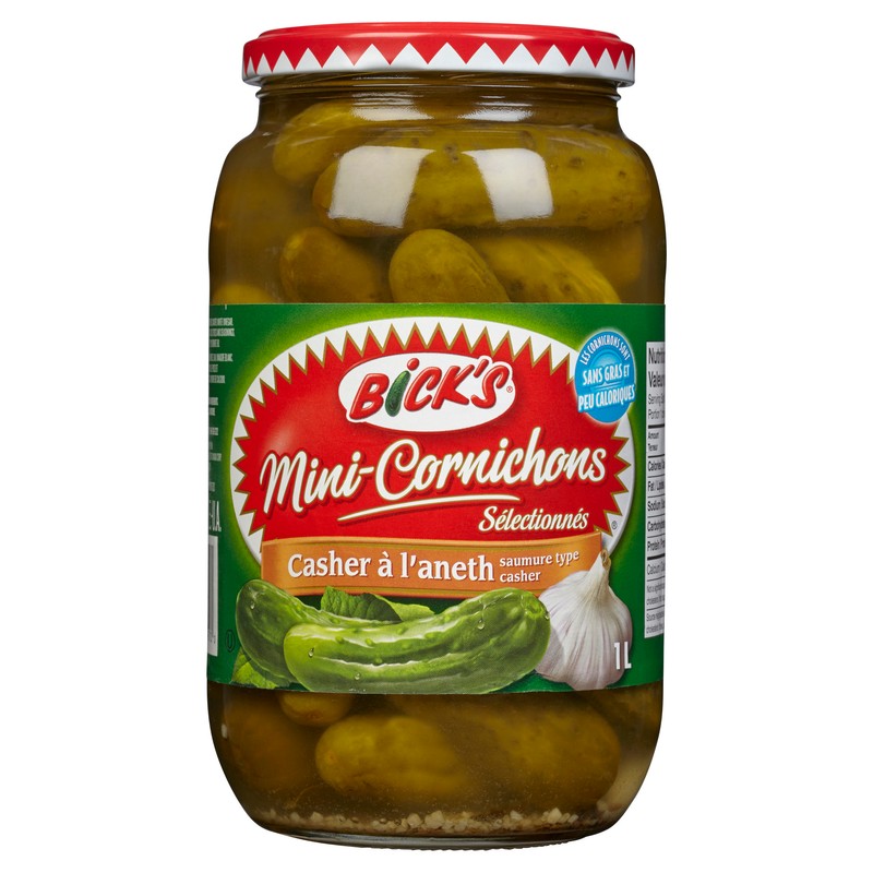 Bick's Baby Dills Pickles Kosher Style Zero Fat 1 L - Voilà Online ...