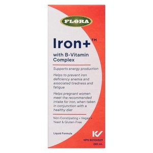 Flora Iron+ With B-Vitamin Complex Liquid Formula 240 ml - Voilà Online ...