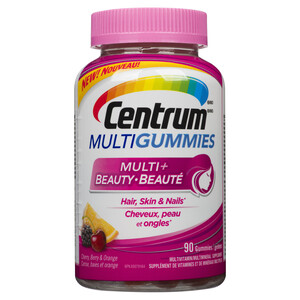 Centrum MultiGummies Multivitamin Multi+Beauty 90 Count - Voilà Online Groceries & Offers