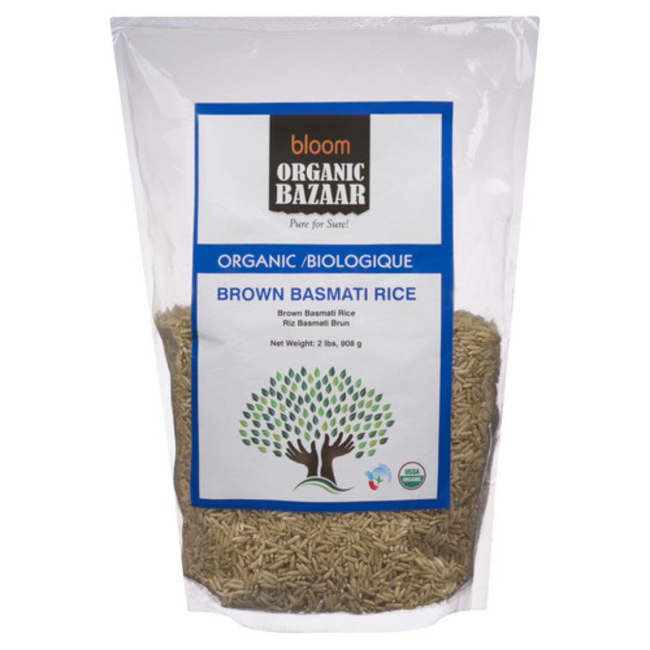 Bloom Organic Brown Basmati 908 g - Voilà Online Groceries & Offers