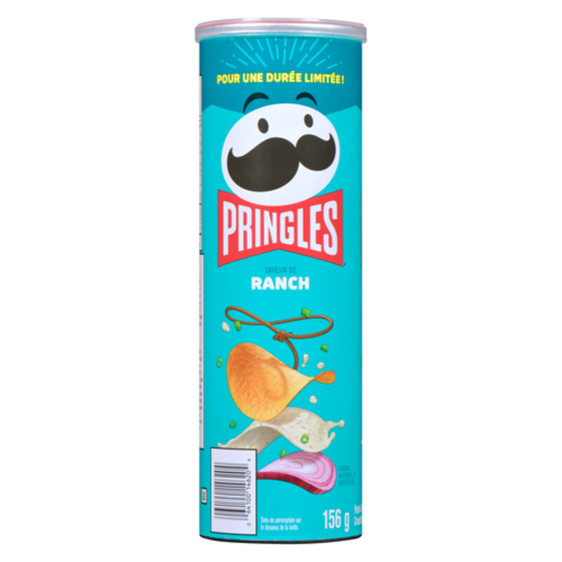 Pringles Potato Chips Ranch 156 g - Voilà Online Groceries & Offers