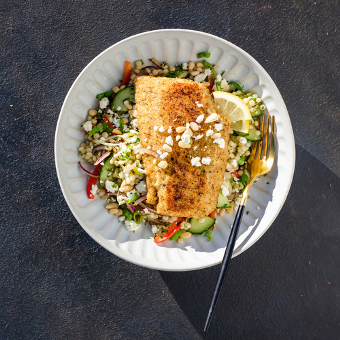 High Liner Frozen Pan Seared Haddock Fillets Roasted Garlic & Herbs 500 ...