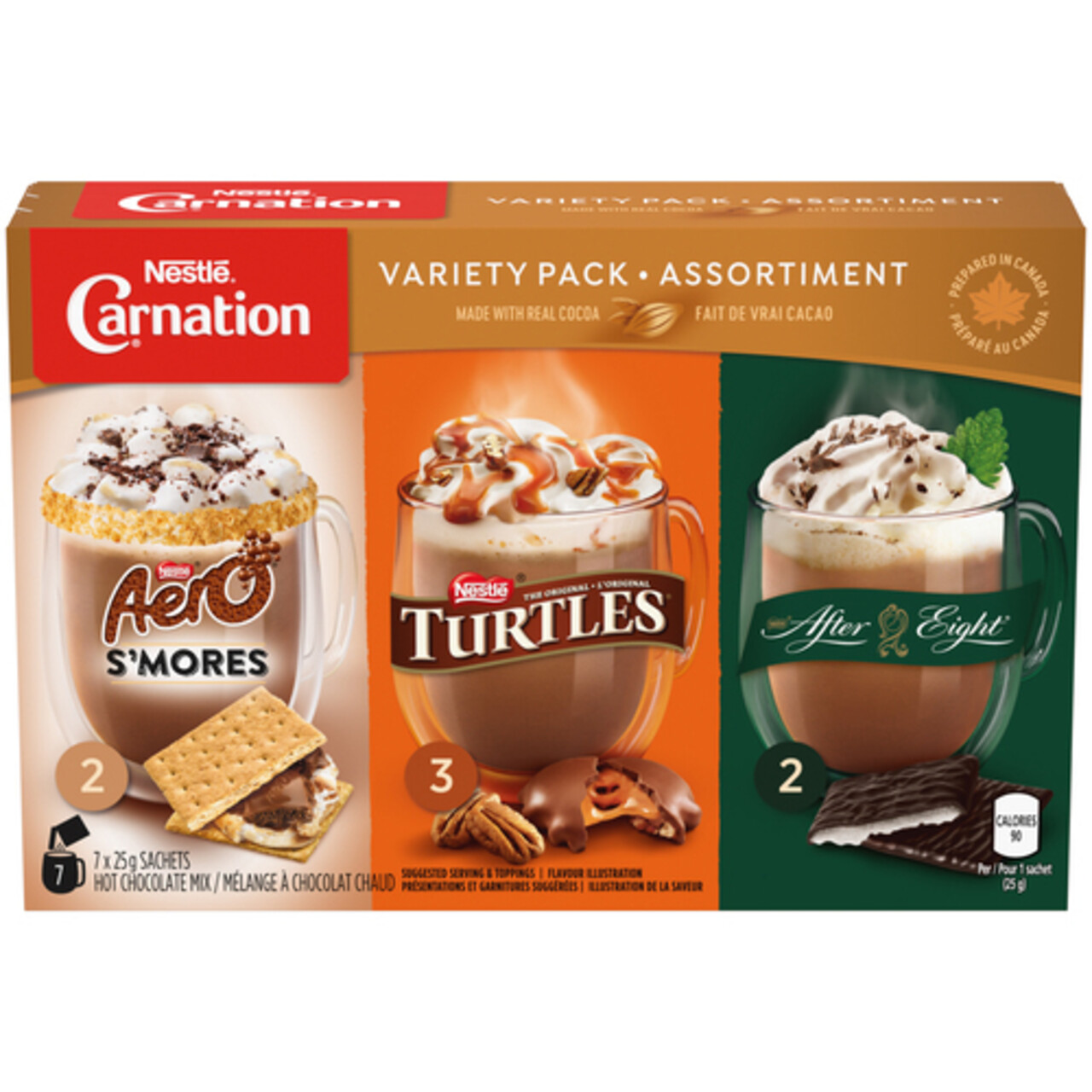 Nestle Carnation Hot Chocolate Variety Pack 7 x 25 g - Voilà Online ...