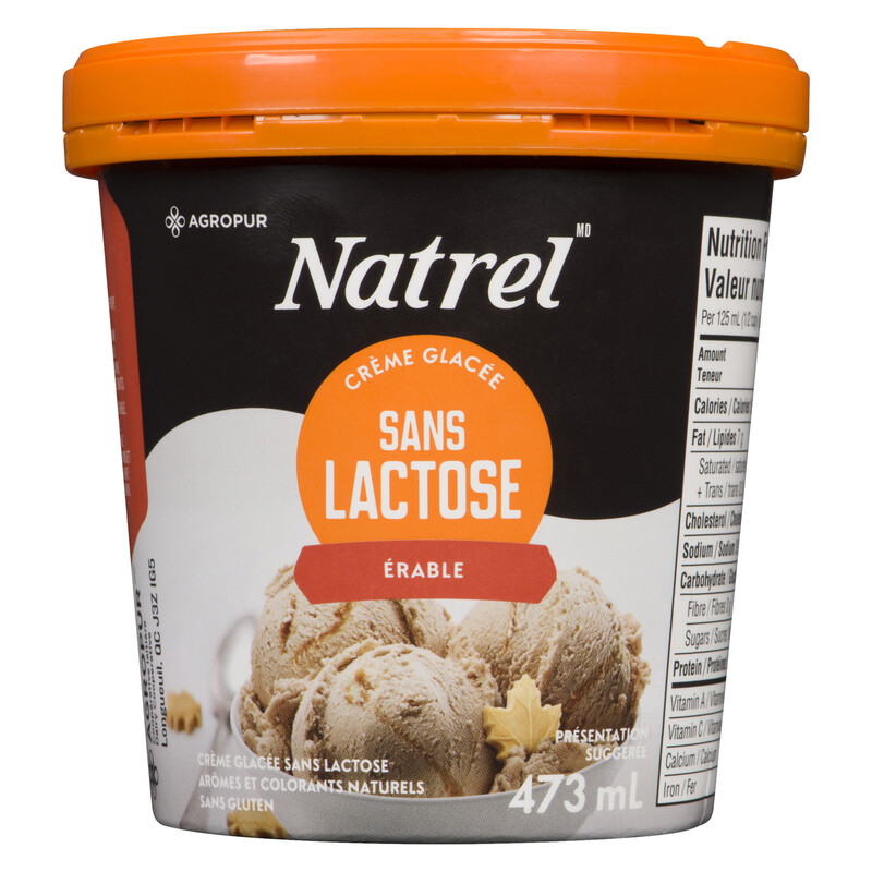 Natrel Lactose Free Maple Ice Cream 473 ml - Voilà Online Groceries ...