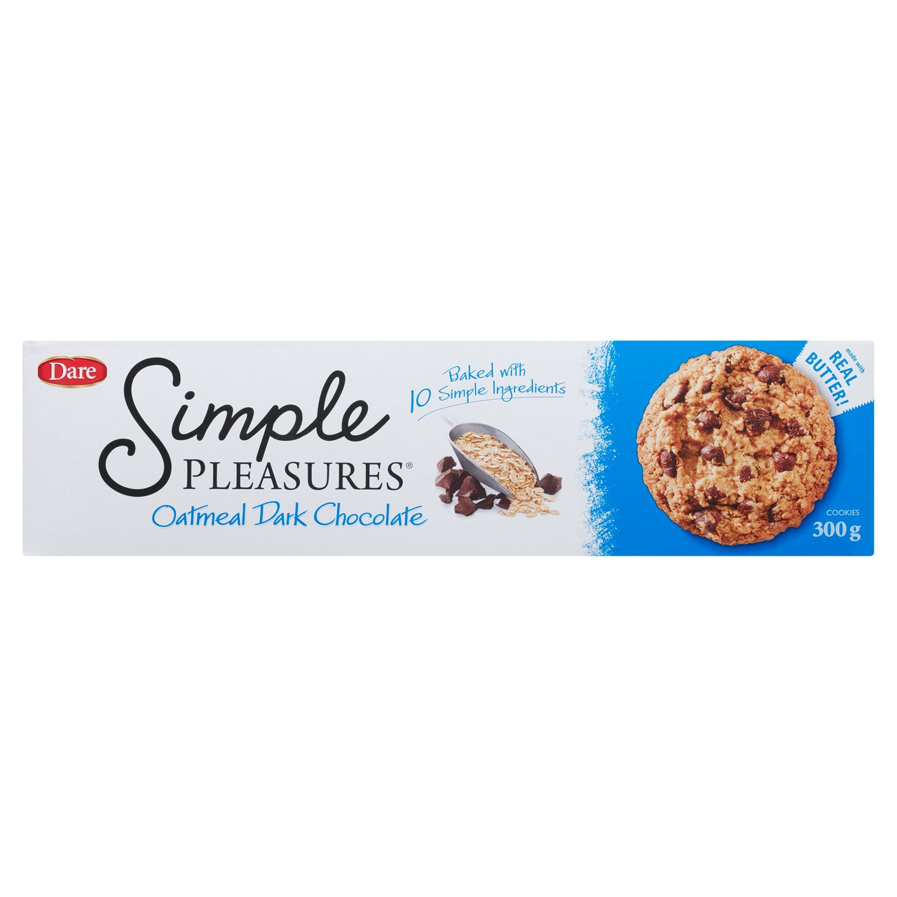 Dare Simple Pleasures Cookies Oatmeal & Dark Chocolate 300 g - Voilà ...