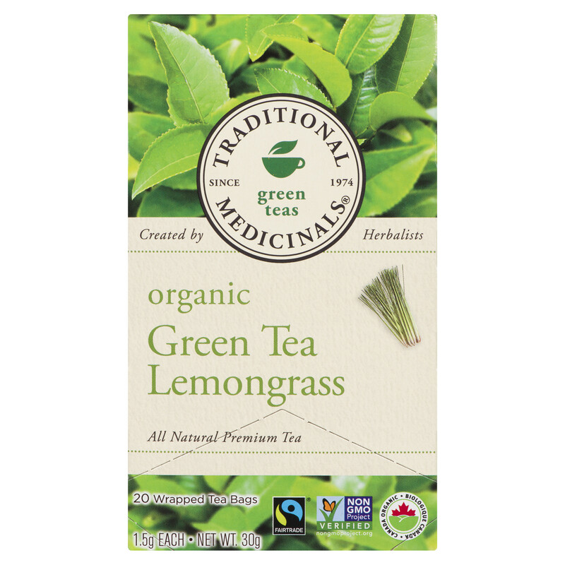 Traditional Medicinals Organic Green Tea Lemongrass 20 EA - Voilà ...