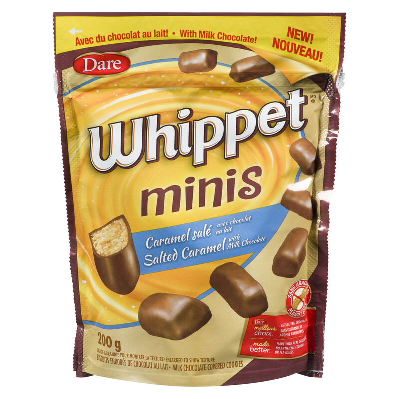 Dare Whippet Peanut-Free Cookies Minis Salted Caramel 200 g - Voilà ...