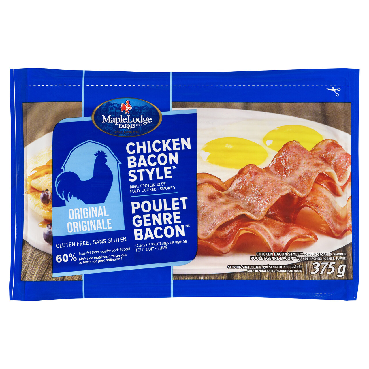 Maple Lodge Farms Chicken Bacon 375 g - Voilà Online Groceries & Offers