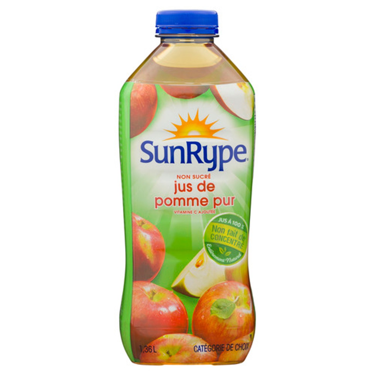 SunRype 100% Juice Pure Apple 1.36 L (bottle) - Voilà Online Groceries ...