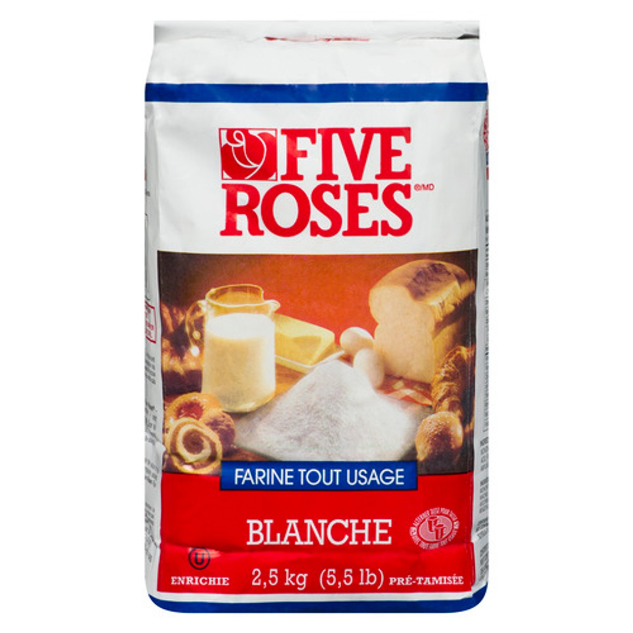 Five Roses All Purpose Flour White 2.5 kg - Voilà Online Groceries & Offers