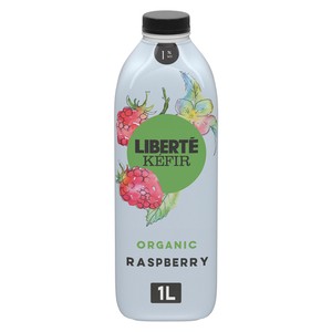 Liberté 1% Organic Kefir Raspberry 1 L - Voilà Online Groceries & Offers