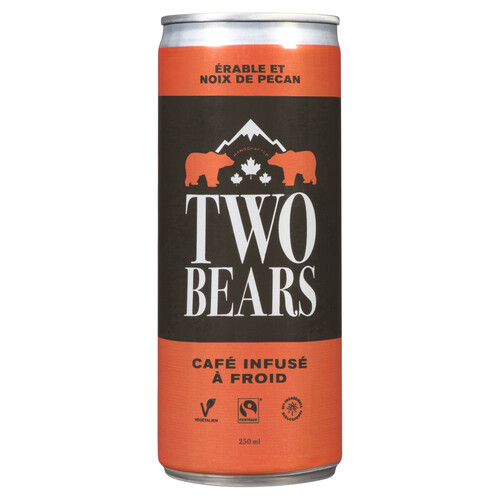 Two Bears Cold Brew Coffee Maple Pecan 250 ml (can) - Voilà Online ...