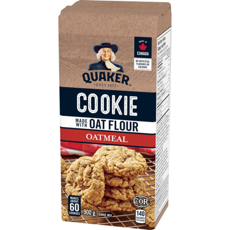 Quaker Oat Flour Oatmeal Cookie Mix 900 g - Voilà Online Groceries & Offers