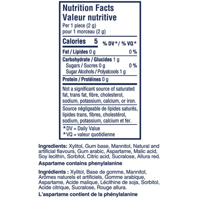 Excel Refresher Sugar-Free Gum Strawberry 40 Pieces - Voilà Online ...