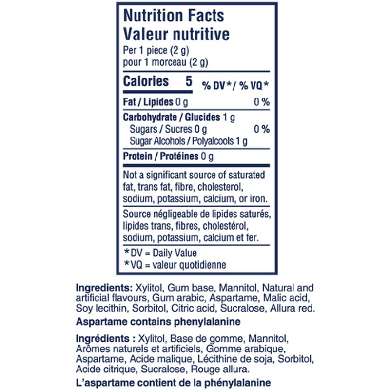 Excel Refresher Sugar-Free Gum Strawberry 40 Pieces - Voilà Online ...