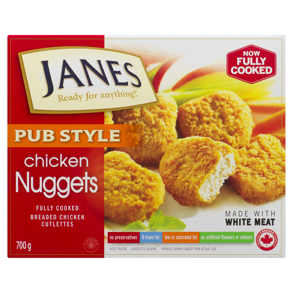Janes Fully Cooked Frozen Chicken Breast Nuggets 700 g - Voilà Online ...