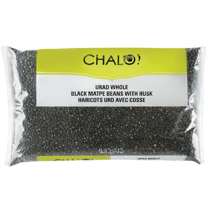 Chalo Urad Whole Black Matpe Beans With Husk 1.81 kg - Voilà Online ...