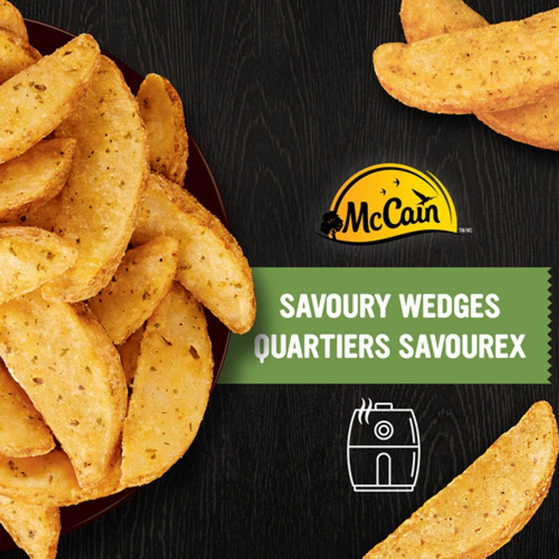 McCain Bistro Selects Savoury Wedges 650 g - Voilà Online Groceries ...