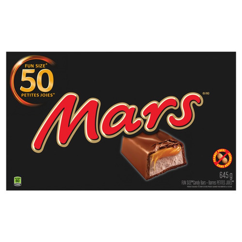 Mars Peanut-Free Chocolate Bars 50 Count 645 g - Voilà Online Groceries ...