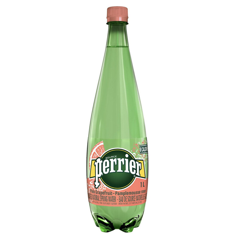 Perrier Carbonated Natural Spring Water Pink Grapefruit 1 L - Voilà ...
