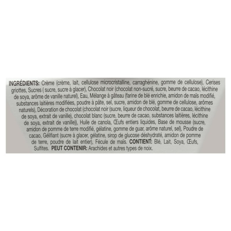 Laura Secord Cake Black Forest 80 g (frozen) - Voilà Online Groceries ...