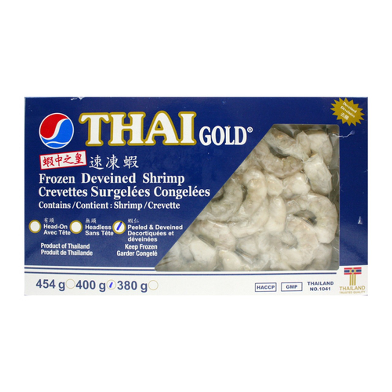 Thai Gold Shrimp 51/60 Peeled & Deveined 400 g - Voilà Online Groceries ...
