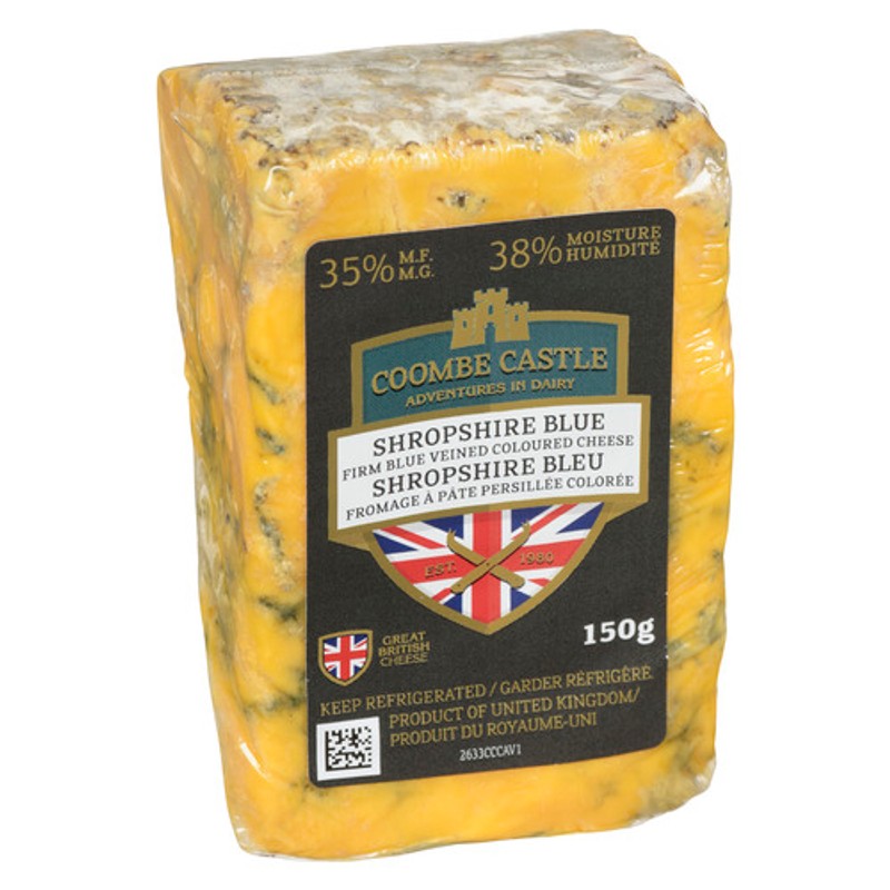 Coombe Castle Cheese Blue Shropshire 150 g - Voilà Online Groceries ...
