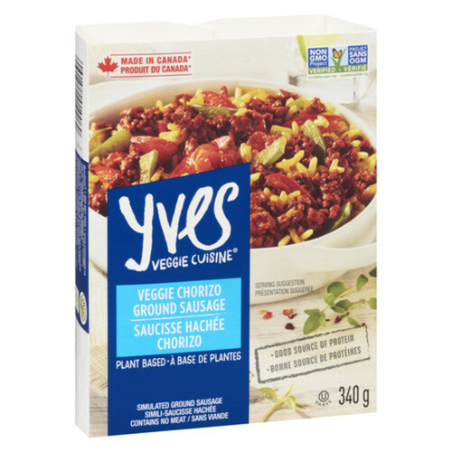Yves Plant Based Ground Sausage Veggie Chorizo 340 g - Voilà Online ...