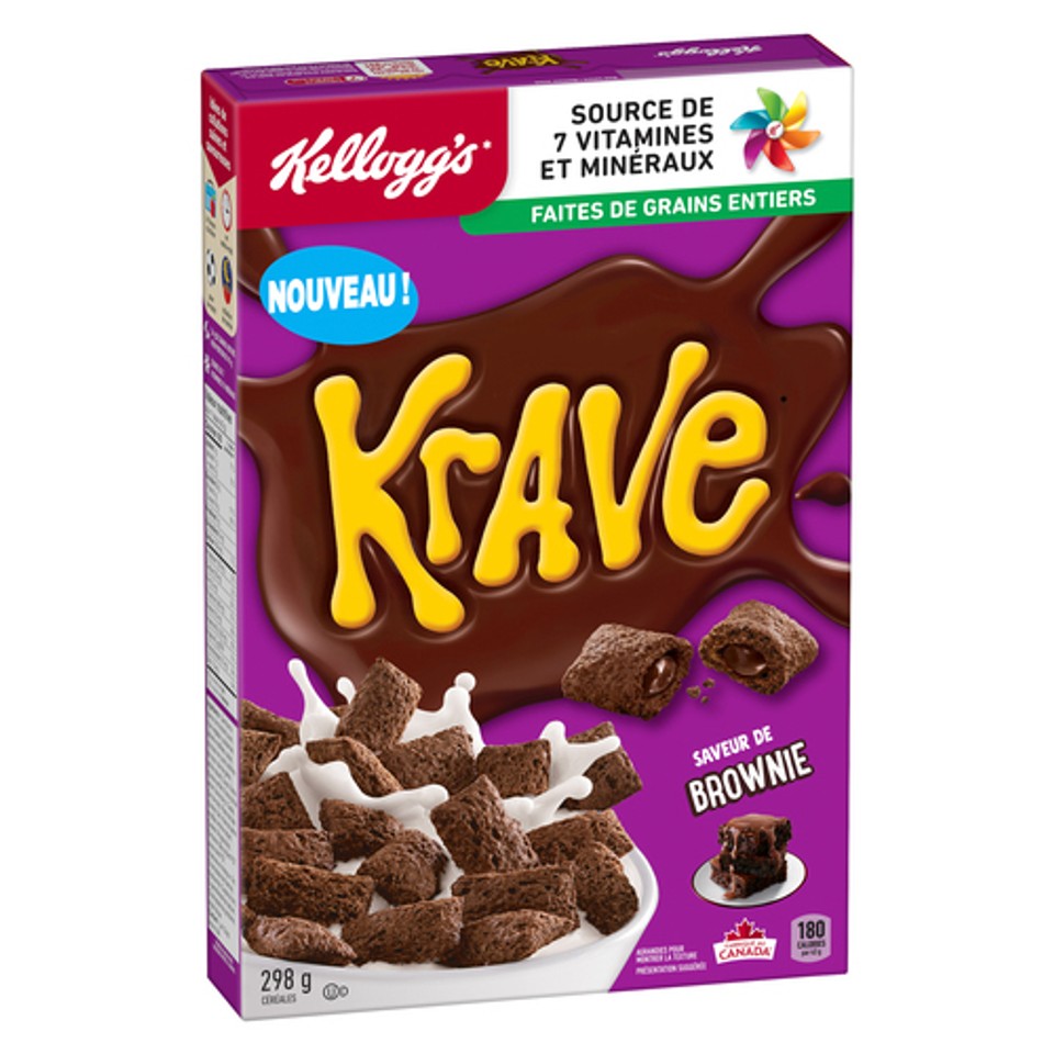Kellogg's Cereal Krave Brownie 298 g - Voilà Online Groceries & Offers