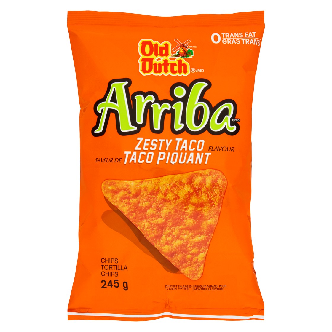 Old Dutch Arriba Tortilla Chips Zesty Taco 245 g - Voilà Online ...