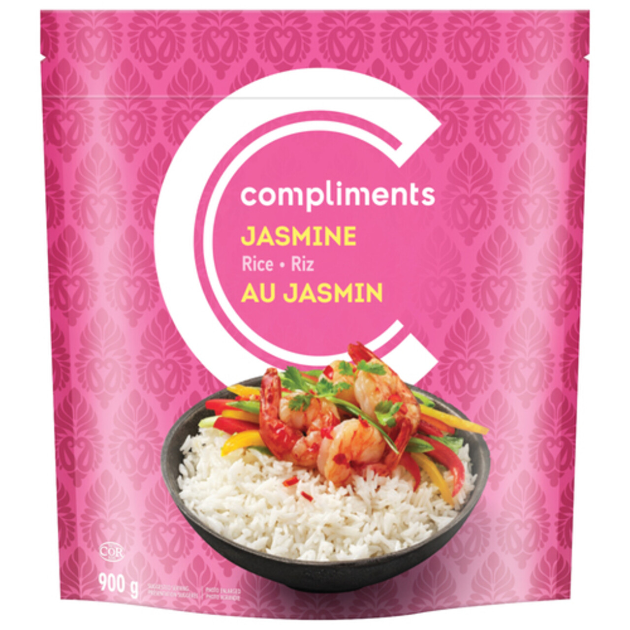 Compliments Rice Jasmine 900 g - Voilà Online Groceries & Offers