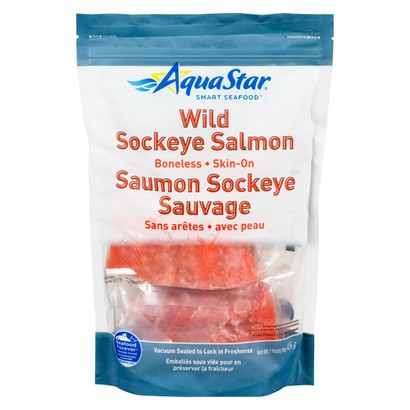 Aqua Star Frozen Wild Sockeye Salmon Portion 454 g - Voilà Online ...