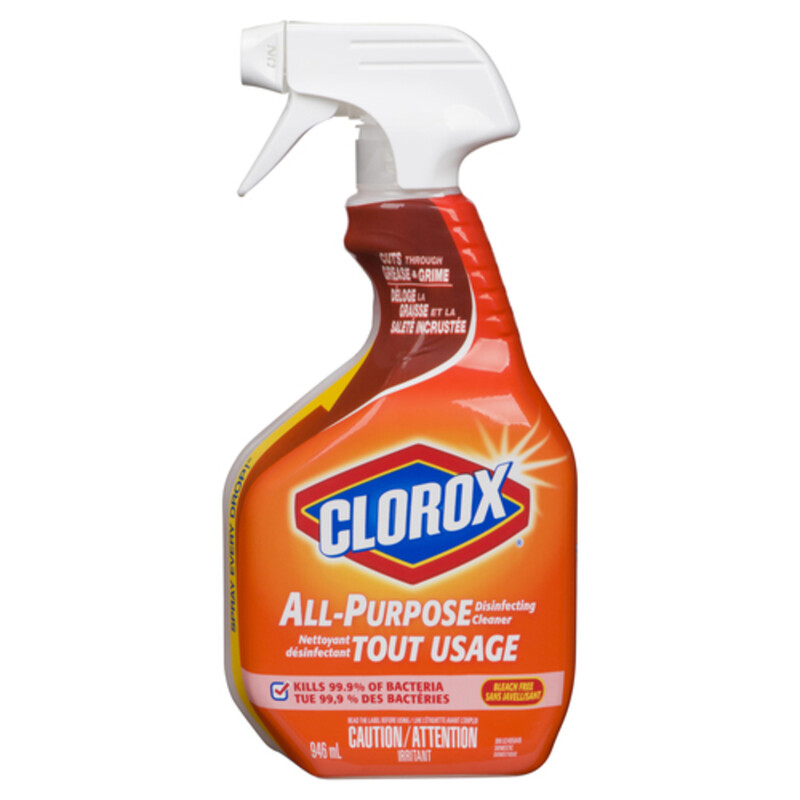 Clorox Disinfecting Cleaner All Purpose 946 ml - Voilà Online Groceries ...