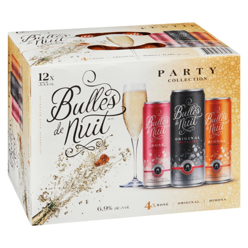 Bulles De Nuit Beer 6.9% Alcohol Mix Pack 12 x 355 ml (cans) - Voilà ...