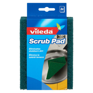 Vileda Scrub & Go Scourers 3 EA - Voilà Online Groceries & Offers
