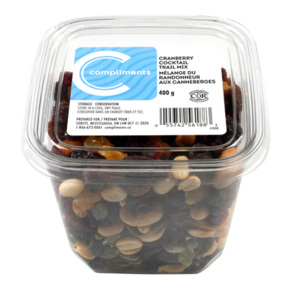 Compliments Trail Mix Cranberry Cocktail 400 g - Voilà Online Groceries ...