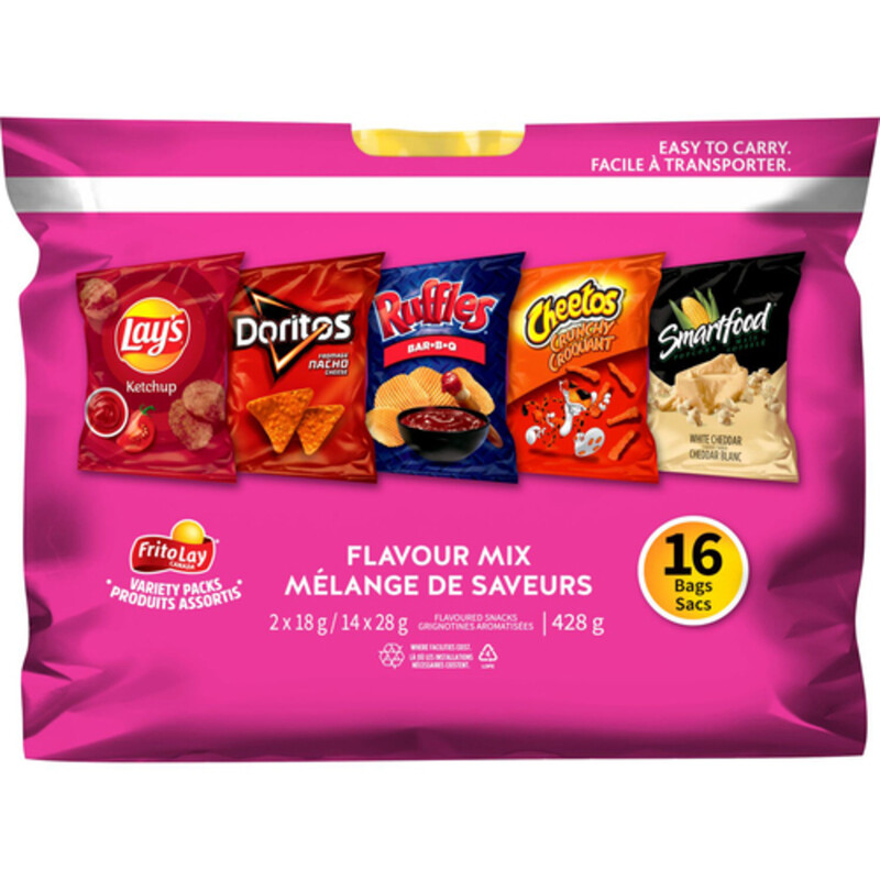 Frito Lay Multipack Flavour Mix 16 count 428 g - Voilà Online Groceries ...