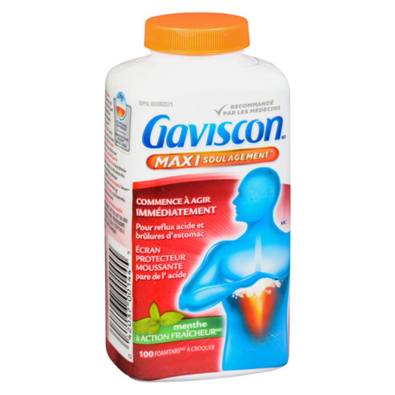 Gaviscon Antacid Max Relief Peppermint 100 EA - Voilà Online Groceries ...