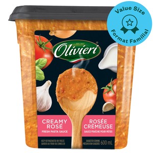 Olivieri Sauce Creamy Rosé 600 ml - Voilà Online Groceries & Offers