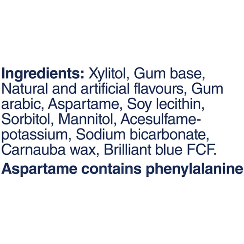Excel Sugar Free Soft Chew Chewing Gum Peppermint Flavoured Bottle of ...