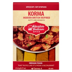 Master Indian Spice Kit Korma 21.8 g - Voilà Online Groceries & Offers