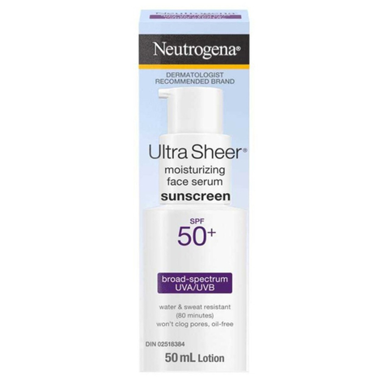 Neutrogena Ultra Sheer Face Serum Sunscreen SPF50 50 ml - Voilà Online ...
