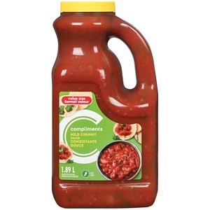 Compliments Salsa Mild Chunky 1.89 L - Voilà Online Groceries & Offers