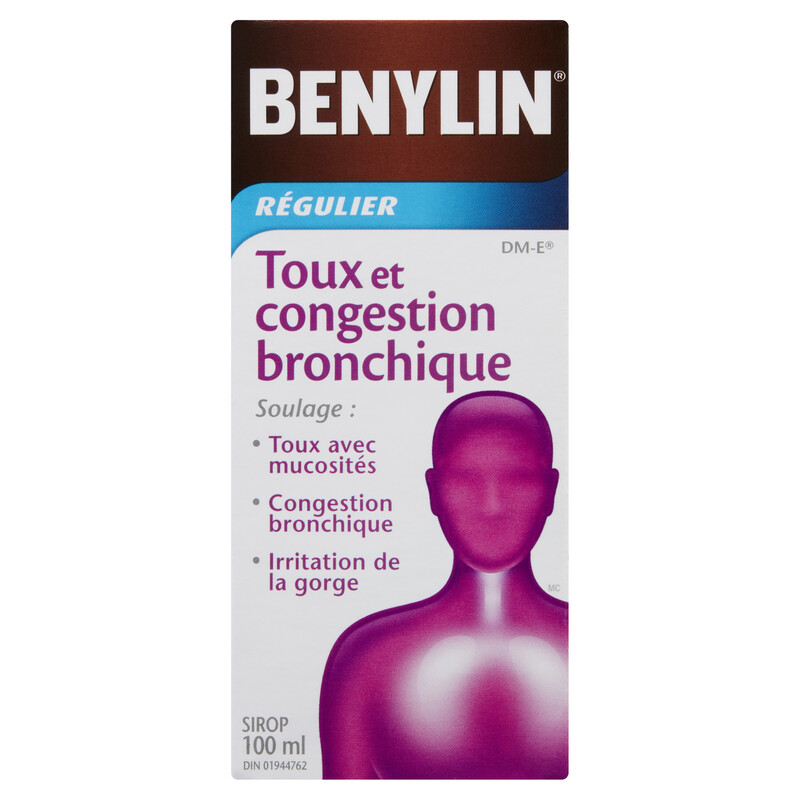 Benylin Cough & Chest Syrup Regular Strength 100 ml - Voilà Online ...