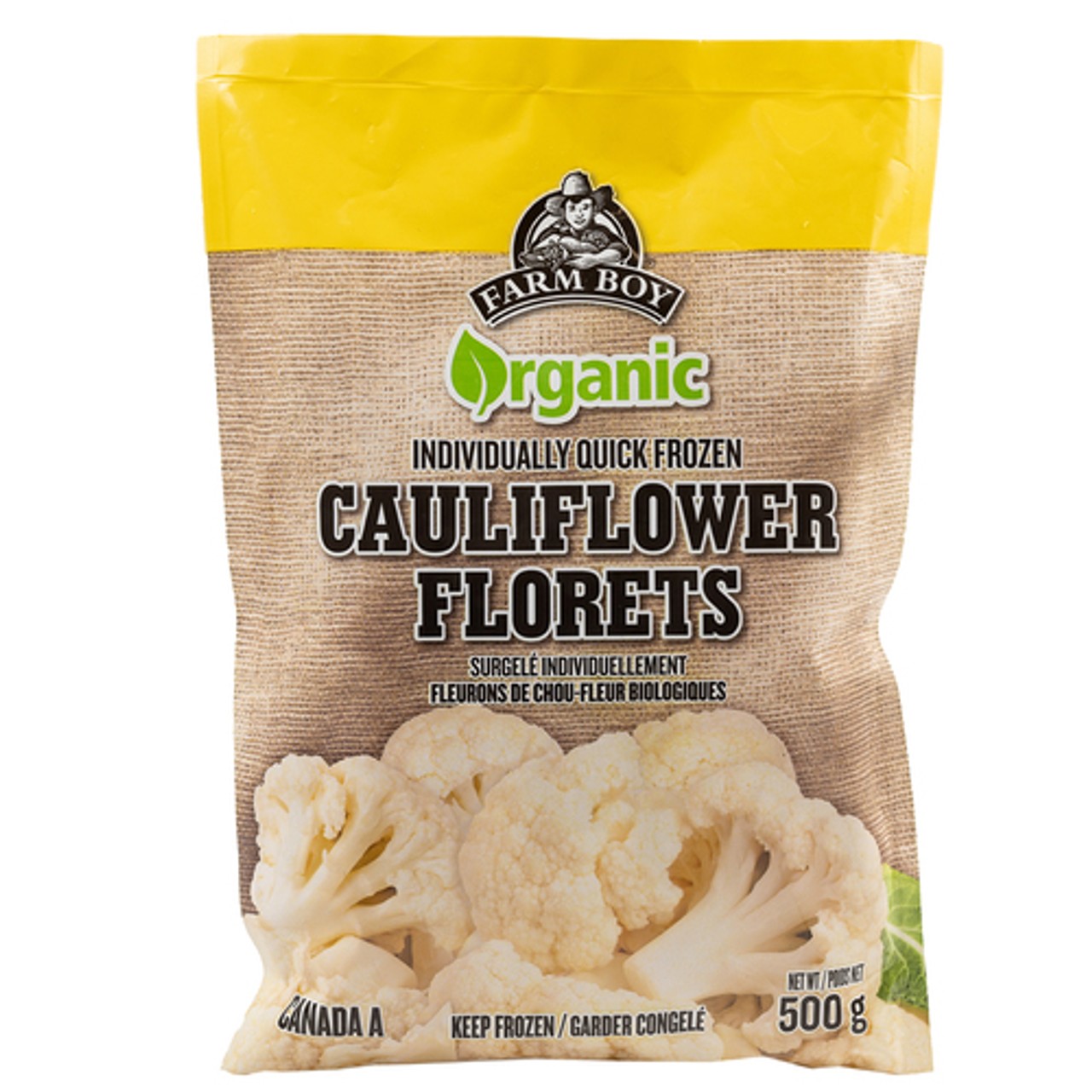 Farm Boy Organic Cauliflower Florets 500 g (frozen) - Voilà Online ...