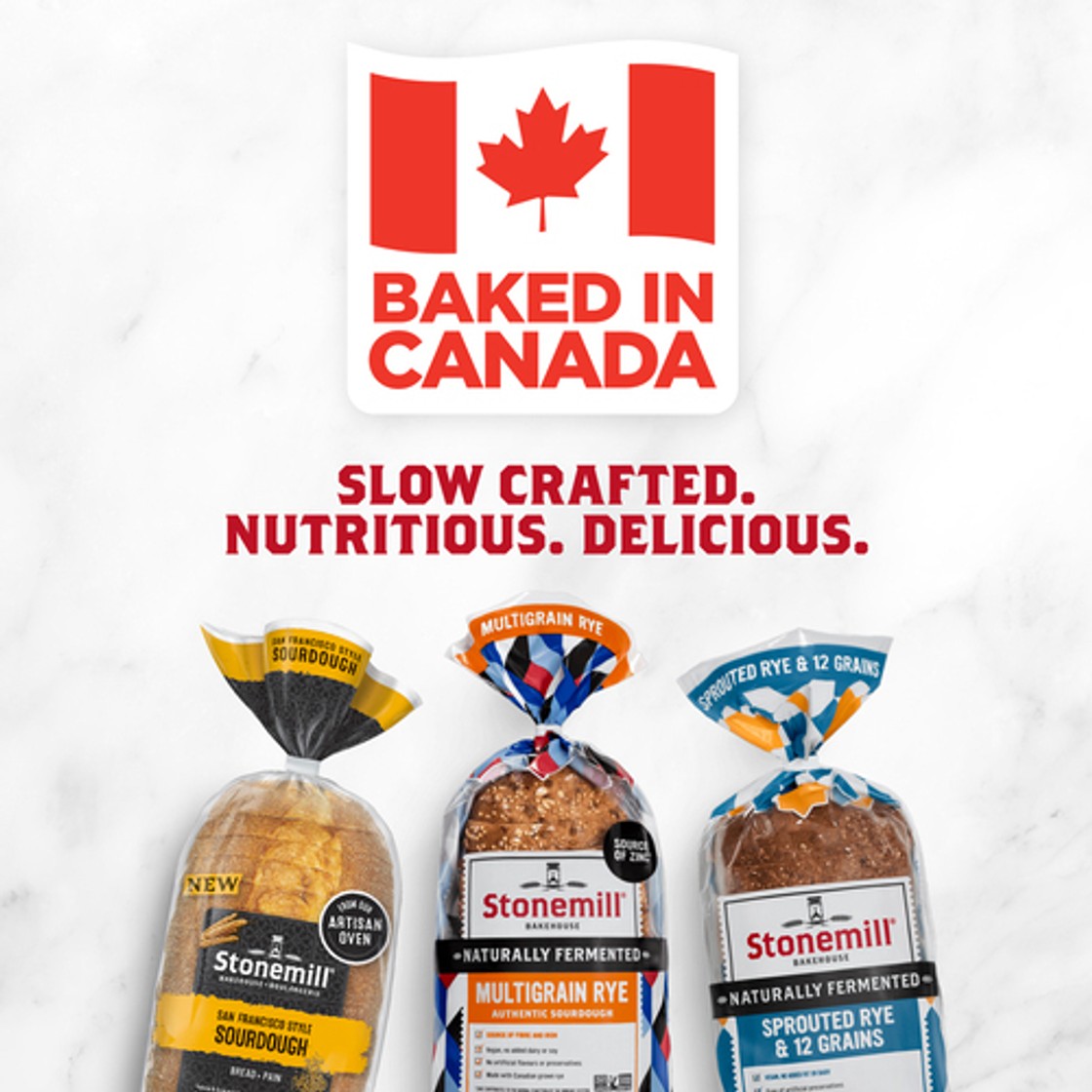 Stonemill Bread Artisan 12 Grains 550 g - Voilà Online Groceries & Offers