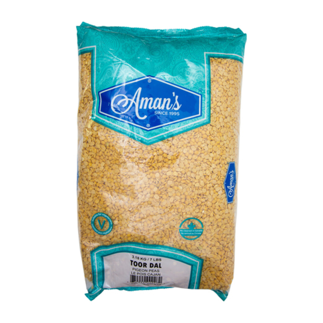 Aman's Daal Toor 3.18 kg - Voilà Online Groceries & Offers