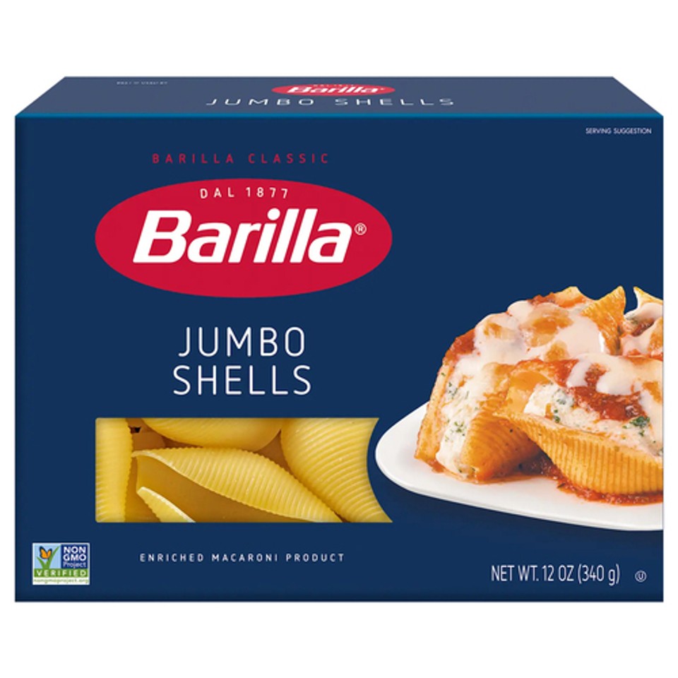 Barilla Pasta Jumbo Shells 340 g - Voilà Online Groceries & Offers